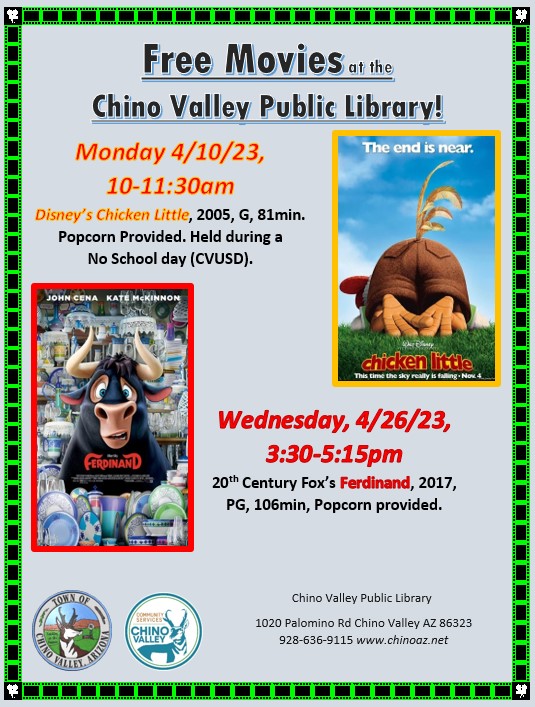 Ferdinand Movie | Yavapai Library Network